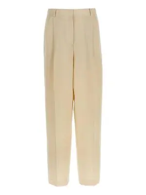 TOTEME TOTÊME Viscose Blend Trousers White