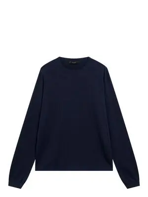 Gucci Ink Silk And Cotton Sweater - Blue