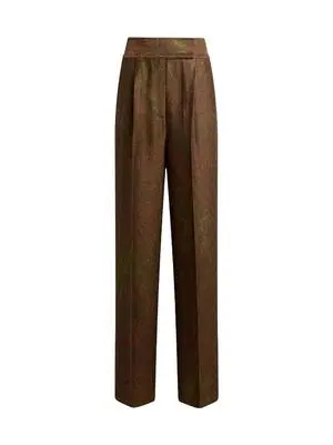 Etro Trousers Tailored Trousers - Brown