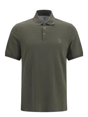 Brunello Cucinelli Cotton Polo - Green