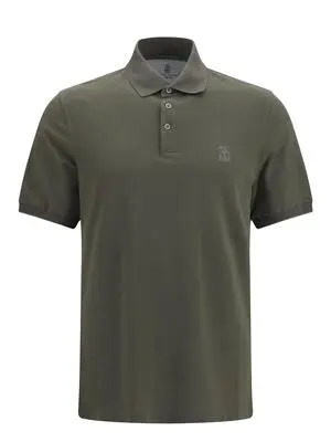 Brunello Cucinelli Cotton Polo - Green
