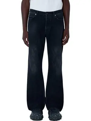 Balenciaga Distressed Denim Jeans - Black