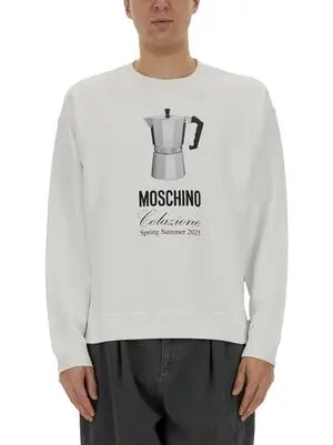 Moschino Breakfast Sweatshirt - White