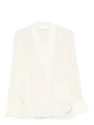 Victoria Beckham Silk Blouse - Cream