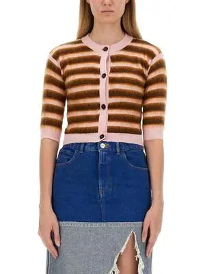 Marni Marni Women Cardigan With Stripe Pattern Multicolor