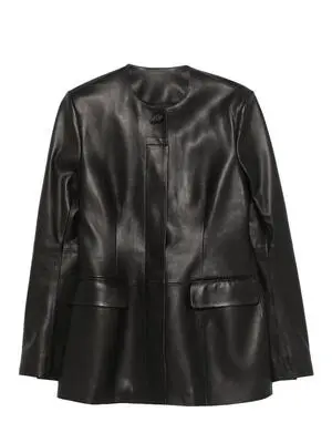 TOTEME Leather Jacket - Black