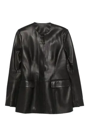 TOTEME Leather Jacket - Black