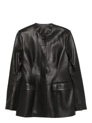 TOTEME Leather Jacket - Black