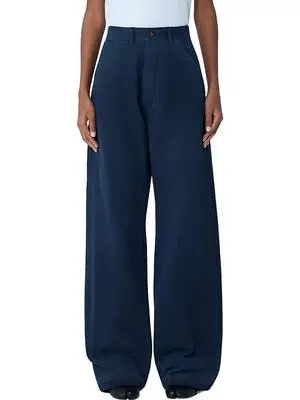 MAISON MARGIELA Cotton Twill Pants - Blue