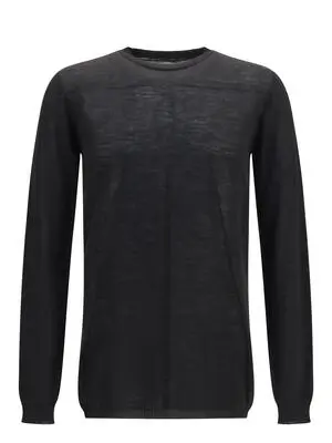 Rick Owens Biker Level Sweater - Black