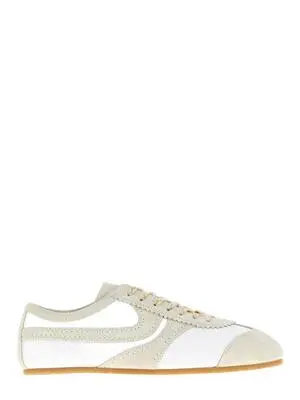 Dries Van Noten Two-tone Leather And Suede Sneakers - Multicolor