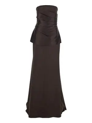 Solace London Alia Long Dress - Multicolor