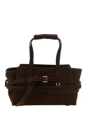 Moschino Tie Me Handbag - Brown