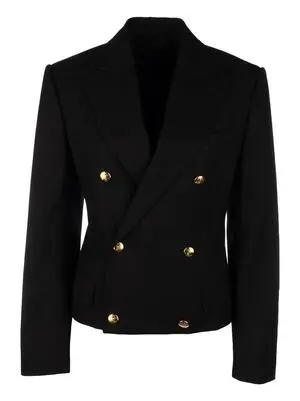 Celine Clothing Blazers & Gilets Sku: Rv15h650d38no - Multicolor