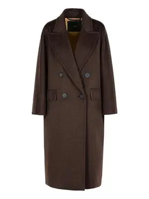 Max Mara Cashmere, Alpaca, And Wool Overcoat - Brown