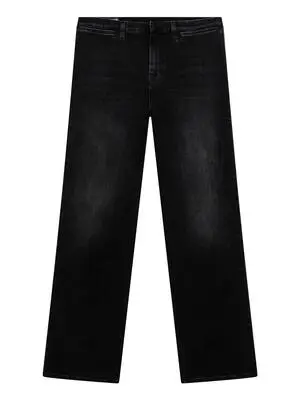 Gucci Straight-leg Stretch Cotton Denim Jeans - Black