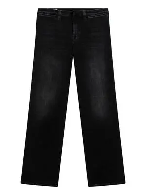 Gucci GUCCI Straight-Leg Stretch Cotton Denim Jeans Black