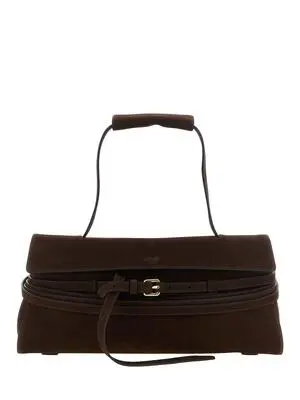 Moschino Tie Me Shoulder Bag - Brown