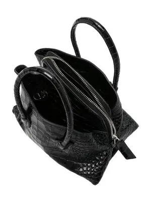 Attico Leather Tote - Black