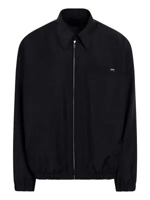 Prada Wool And Mohair Blend Blouson - Blue
