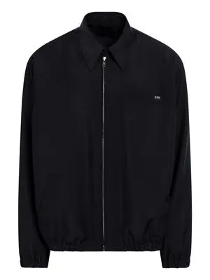 Prada Wool And Mohair Blend Blouson - Blue