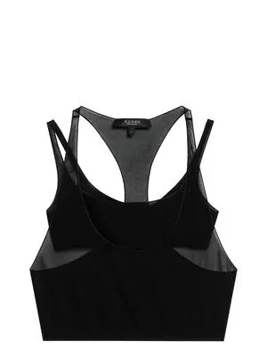 Gucci Lightweight Crãªpe Jersey Bralette Set - Black