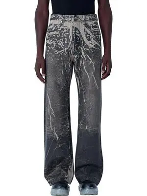 Rick Owens RICK OWENS DRKSHDW Geth Wide-Leg Jeans Black