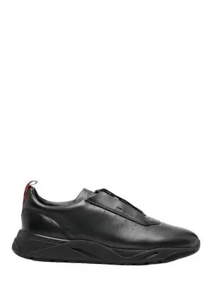 Santoni Santoni Black Trainers - Low-Tops Men Black