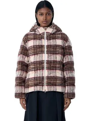 Moncler Cervi Short Down Jacket - Brown