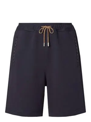 Fendi Cotton Bermuda Shorts - Blue