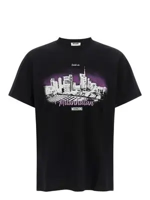 Moschino Milanhattan' T-shirt - Black