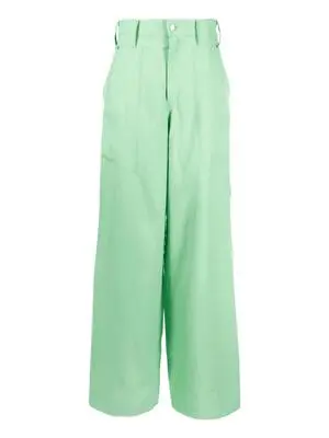 Stella McCartney Wide-leg Trousers - Green