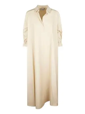 Max Mara Cotton Chemisier Dress - Multicolor