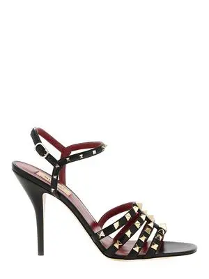 Valentino Garavani Rockstud' Sandals - Black