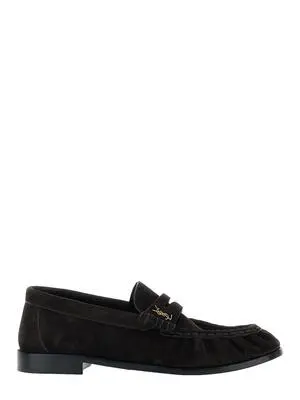 Saint Laurent Suede Le Loafer - Brown
