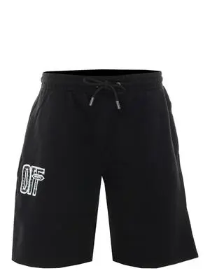 Off-White Motion Arrow Skate Sweatshorts - Black