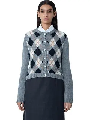 Prada Cashmere Cardigan - Gray