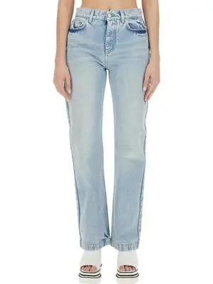 Stella McCartney Straight Leg Jeans - Blue