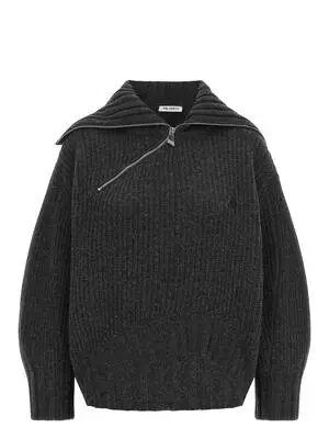 Attico Scoop Sweater - Gray
