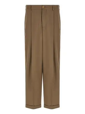 Marni Cool Wool Pants - Cream