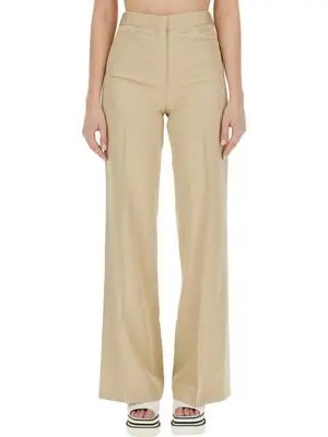 Stella McCartney Flare Fit Pants - Cream