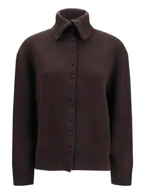 LISA YANG Denie Cashmere Cardigan - Brown