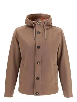 Herno Hooded Jacket - Brown