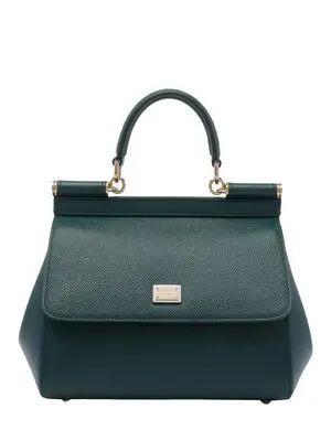 Dolce & Gabbana DOLCE & GABBANA Sicily Small Handbag Green