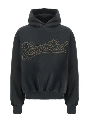 Fear Of God Logo Print Hoodie - Multicolor