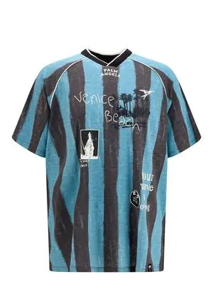 Palm Angels Soccer Cali T-shirt - Blue