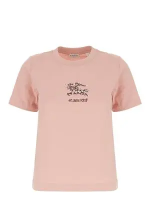 Burberry Embroidered Logo T-shirt - Multicolor