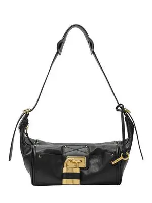 Chloé Leather Paddington Cross Body Bag - Blue