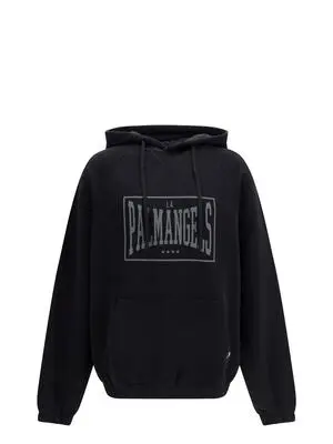 Palm Angels Vintage Box Logo Hoodie - Black