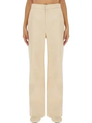 JIL SANDER Flared Pants - Cream